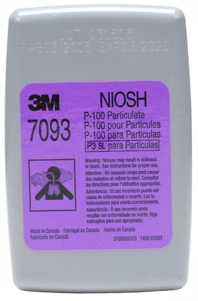 3M 2091 P100 Particulate Filters — Legion Safety Products