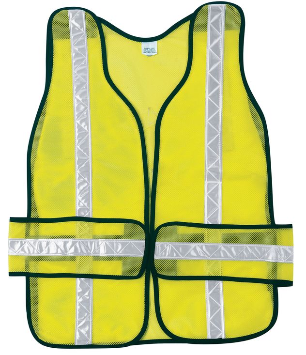 MCR Safety River City Safety Vest V200R - High Visibility, Reflective ...